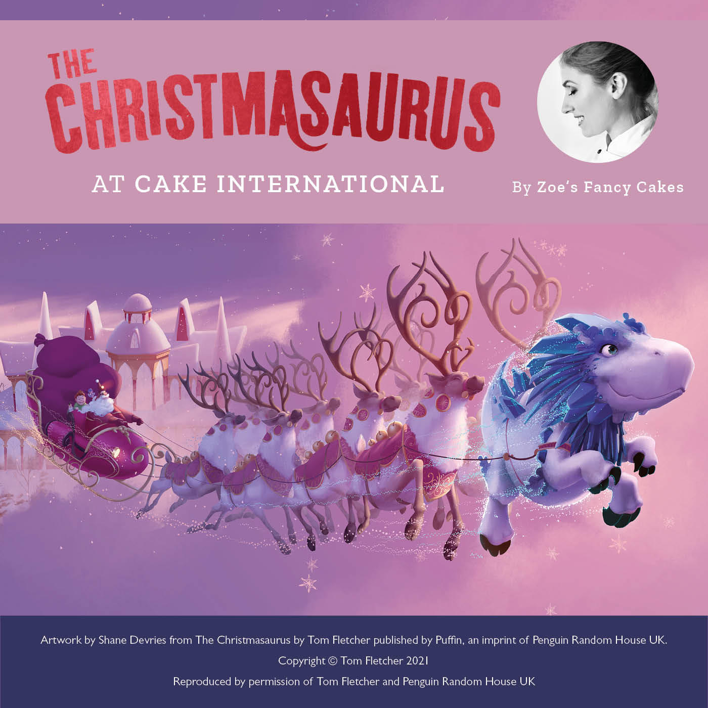 The Christmasaurus by Zoe’s Fancy Cakes | Cake International